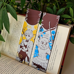 Demon Slayer Themed Bookmarks - for Anime Lovers & Avid Readers - Etsy