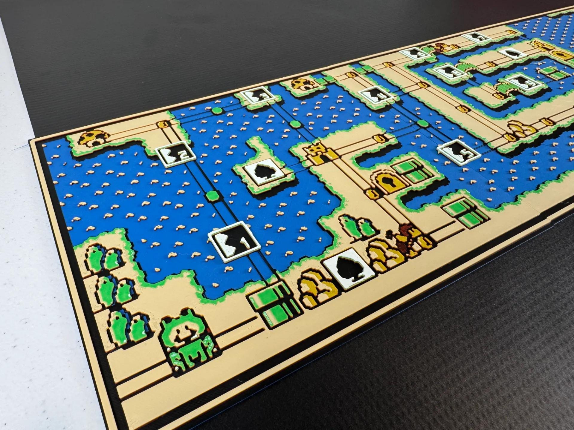 Custom 3d-printed Video Game Map Wall Art – Retro Gamer Decor - Etsy