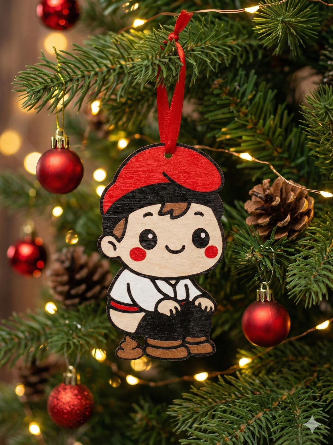 Cute Caganer Ornament Magnet Keychain - Catalan Christmas Pooping ...