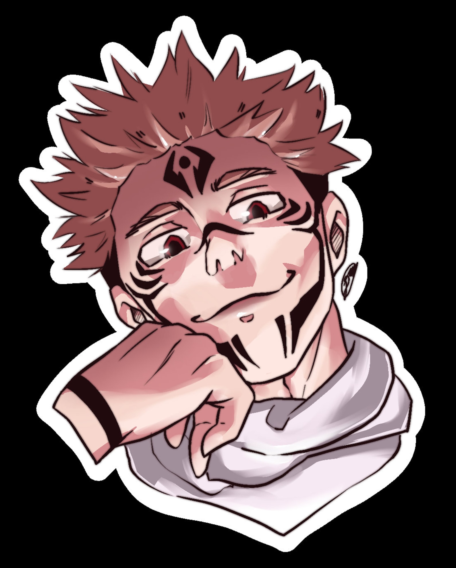 Sukuna Ryomensukuna Jujutsukaisen Jjk Sticker By Shonenbts | Images and ...