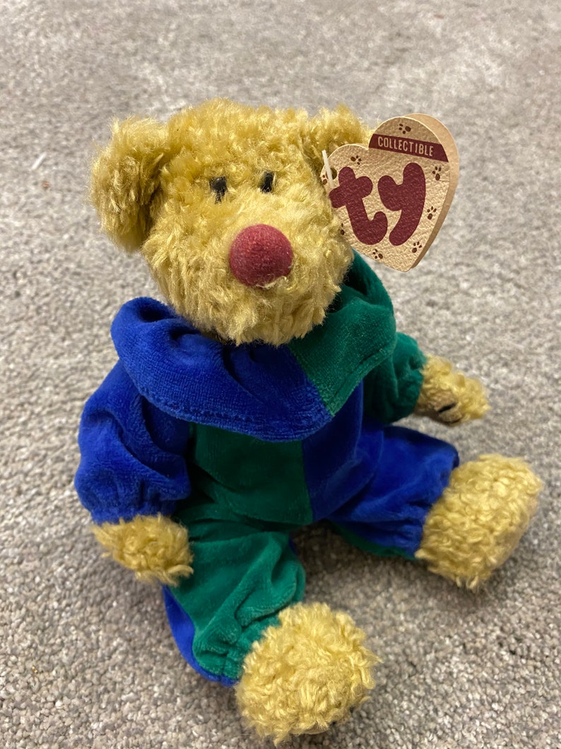 RARE 1993 Ty the Attic Collection Piccadilly - PVC Pellets Blue and ...