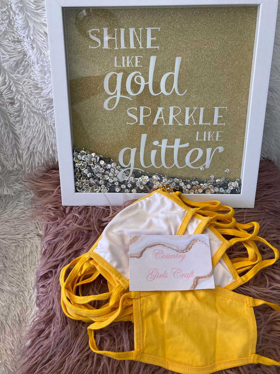 Face Mask yellow Polyester 5 Pack - Etsy