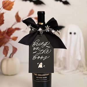 Let's Get Witch Faced, Drink up Witches, Halloween Wine Bottle Gift ...