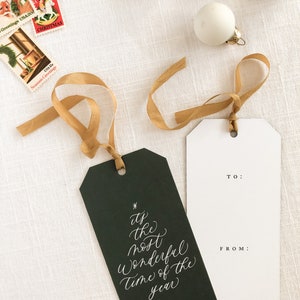 It's the Most Wonderful Time of the Year Christmas Gift Tags | Holiday ...