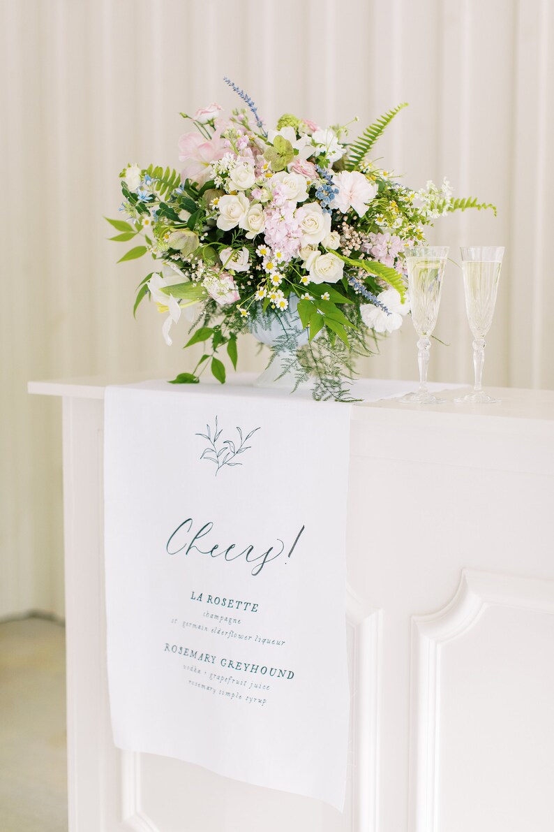 Fabric Wedding Bar Sign Custom Wedding Bar Sign Fabric - Etsy