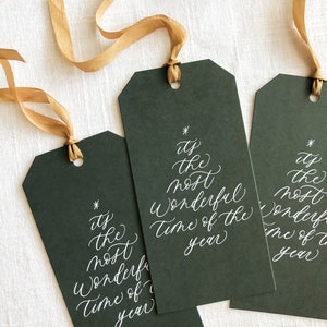 It's the Most Wonderful Time of the Year Christmas Gift Tags | Holiday ...