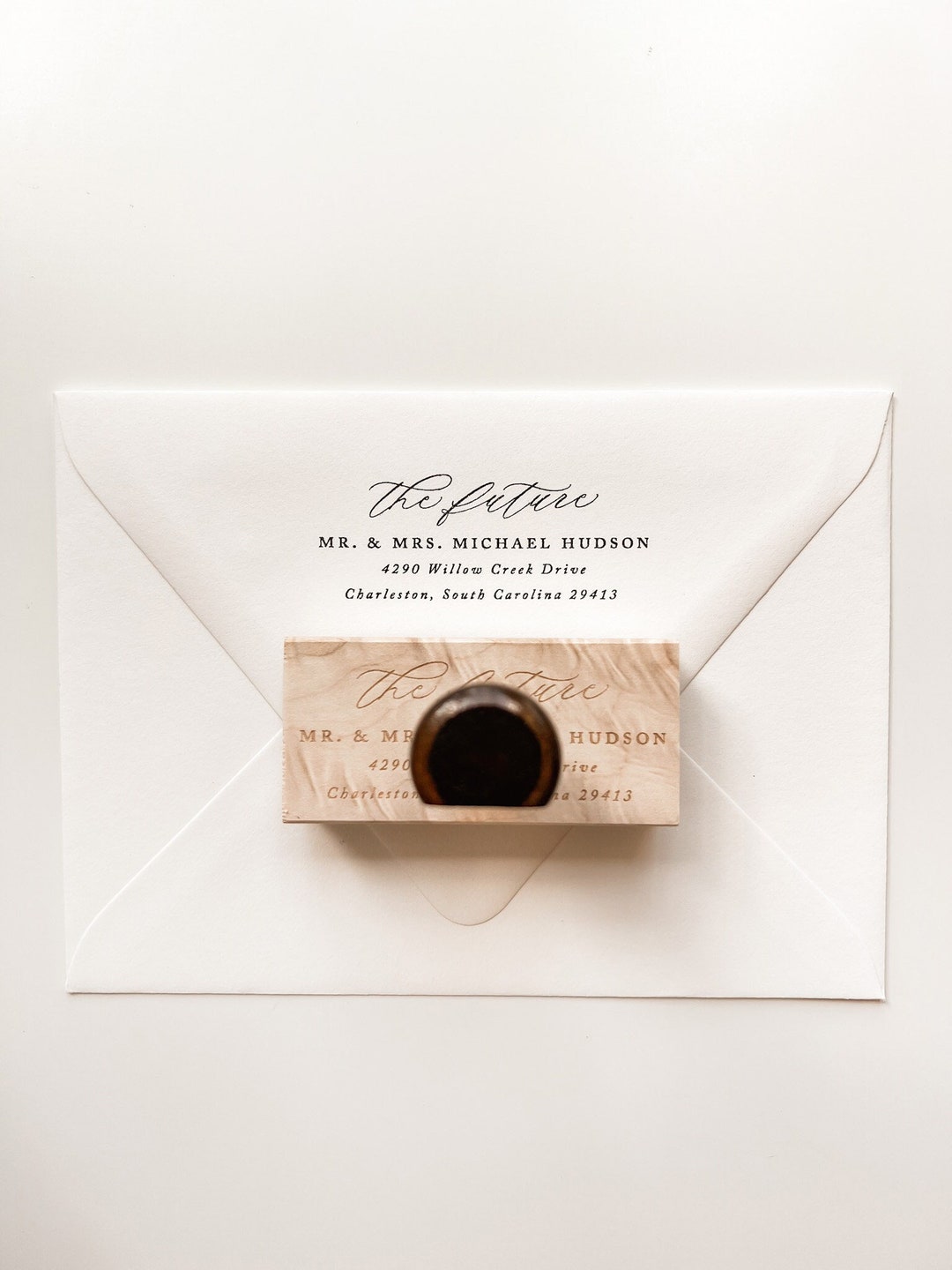 Future Mr & Mrs Stamp, Wedding Invitation RSVP Stamp, Save the Date ...