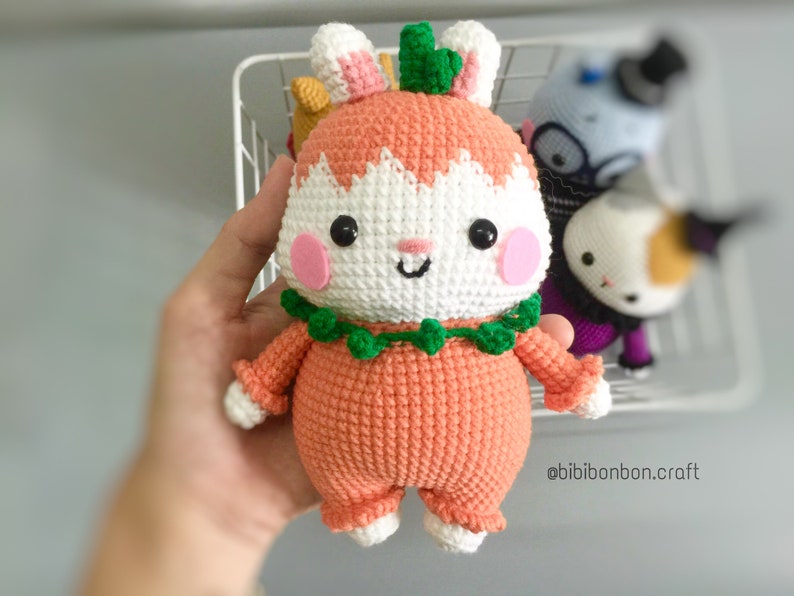 CROCHET PATTERN amigurumi: Halloween bunny crochet pattern | Etsy