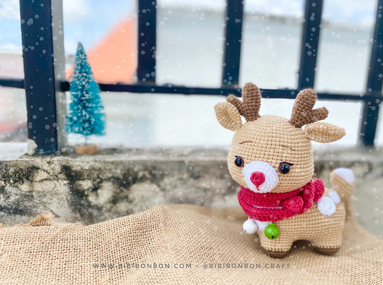Bibibonbon Crochet Pattern Amigurumi: Dasher the Reindeer - Etsy