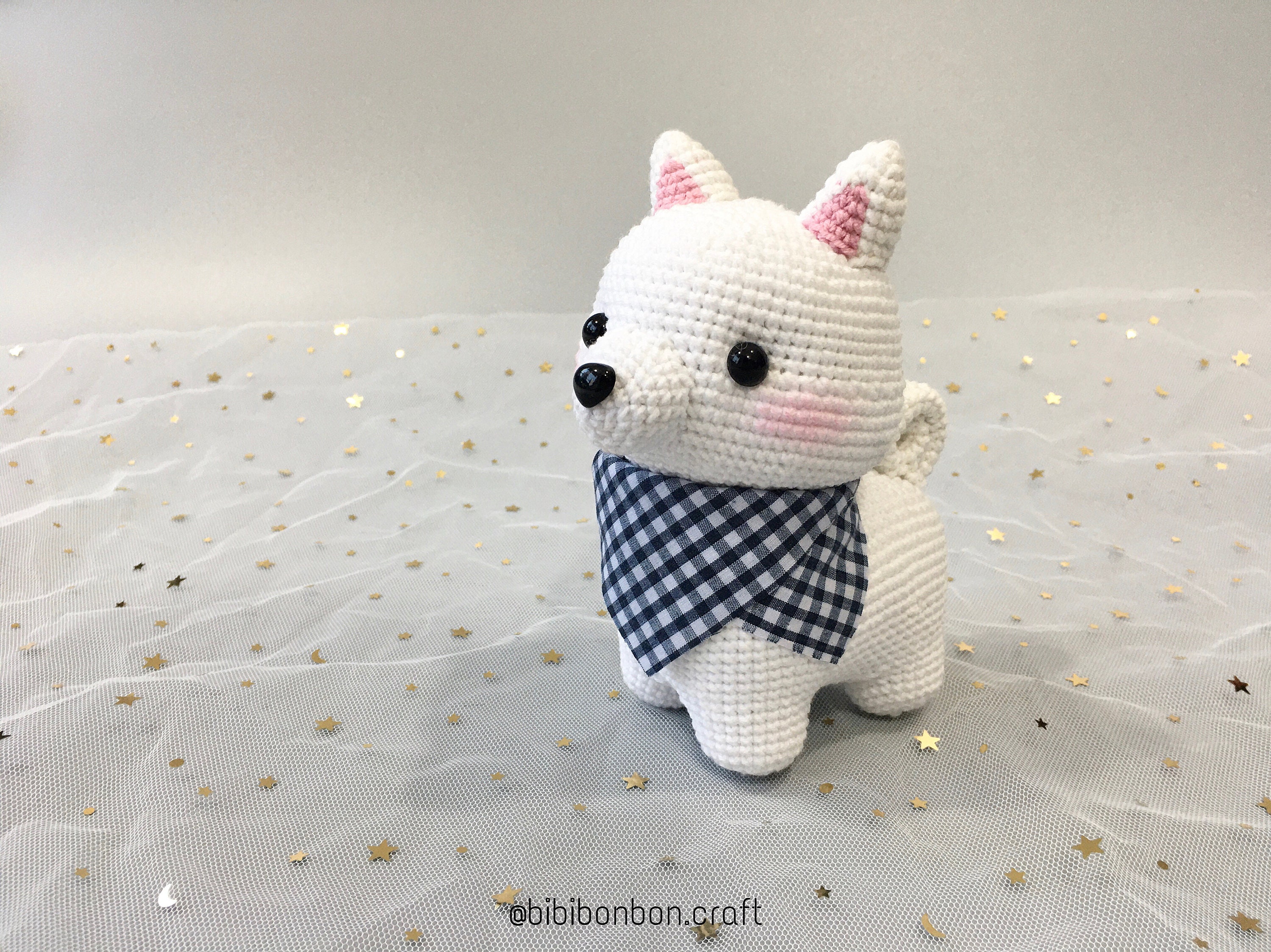 Bibibonbon Crochet Pattern Amigurumi: Bibi the Samoyed Dog | Etsy