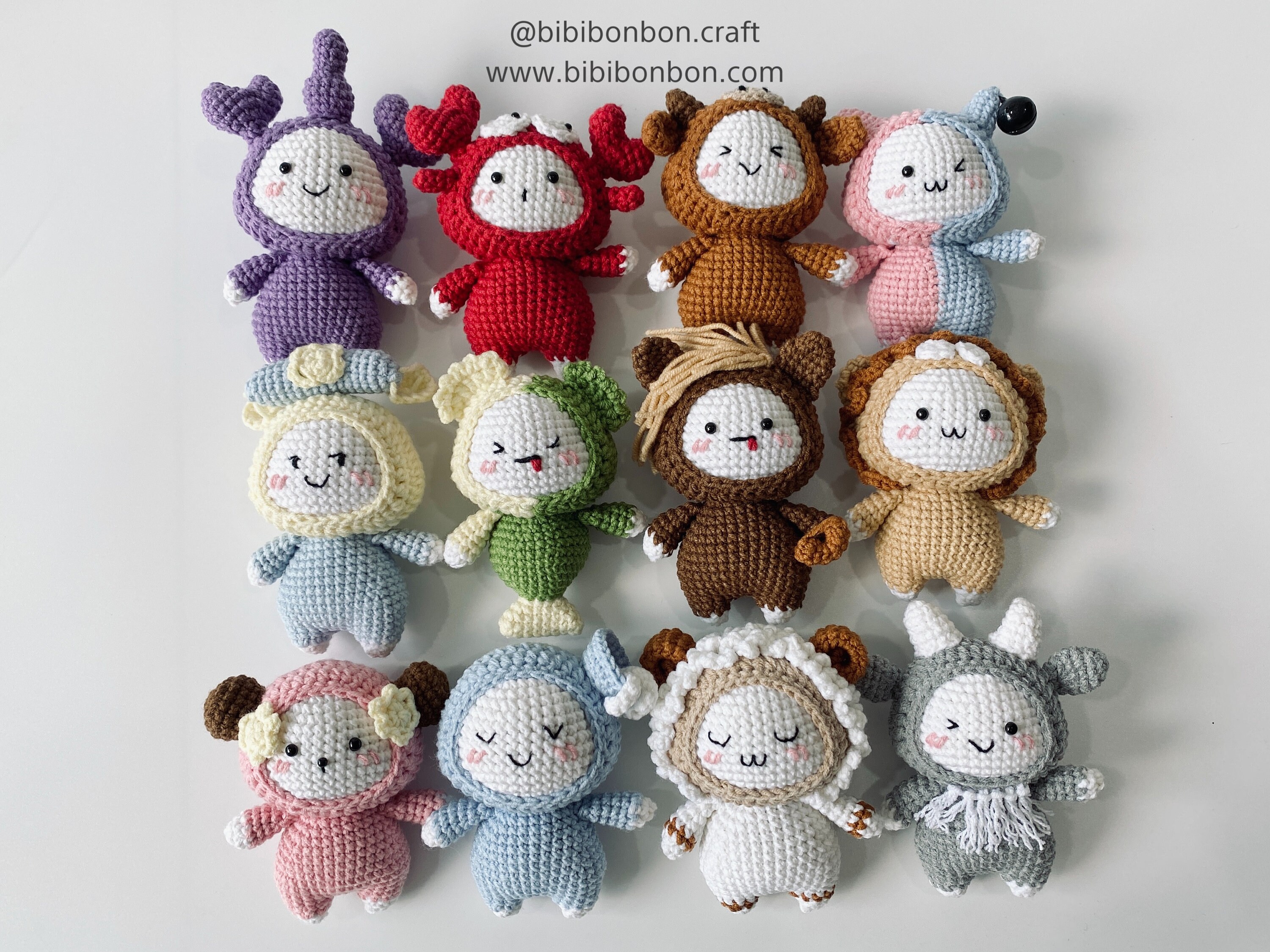 Bibibonbon Pattern Bundle 12 in 1: 12 Zodiac Signs - Etsy