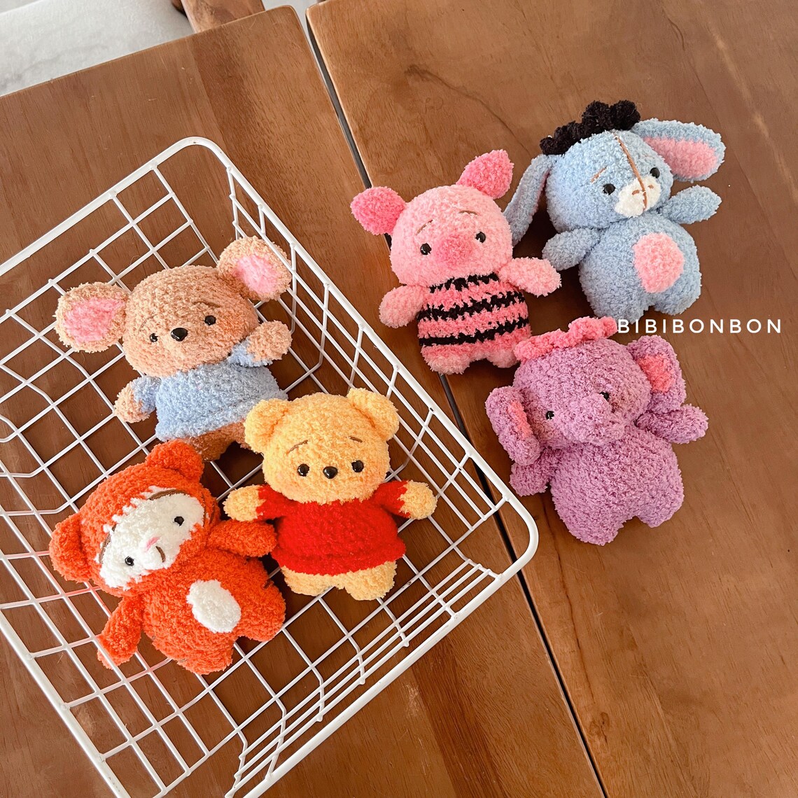 Winnie and Friends Amigurumi Crochet Pattern – 6 in 1 Bundle (PDF) - Etsy