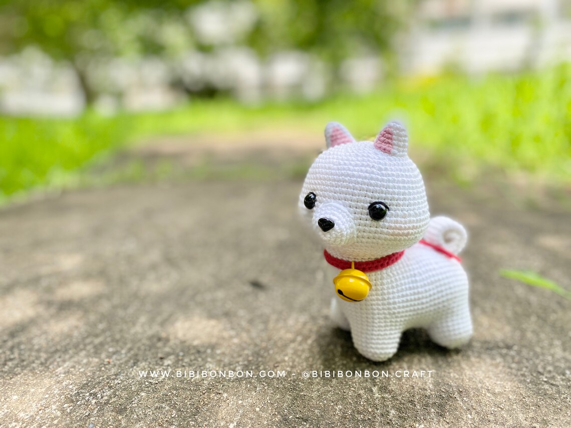 Bibibonbon Crochet Pattern Amigurumi: Bibi the Samoyed Dog | Etsy