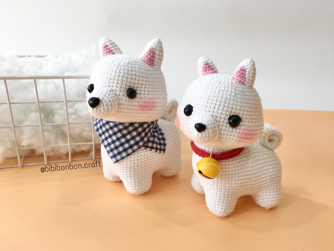 Bibibonbon Crochet Pattern Amigurumi: Bibi the Samoyed dog | Etsy