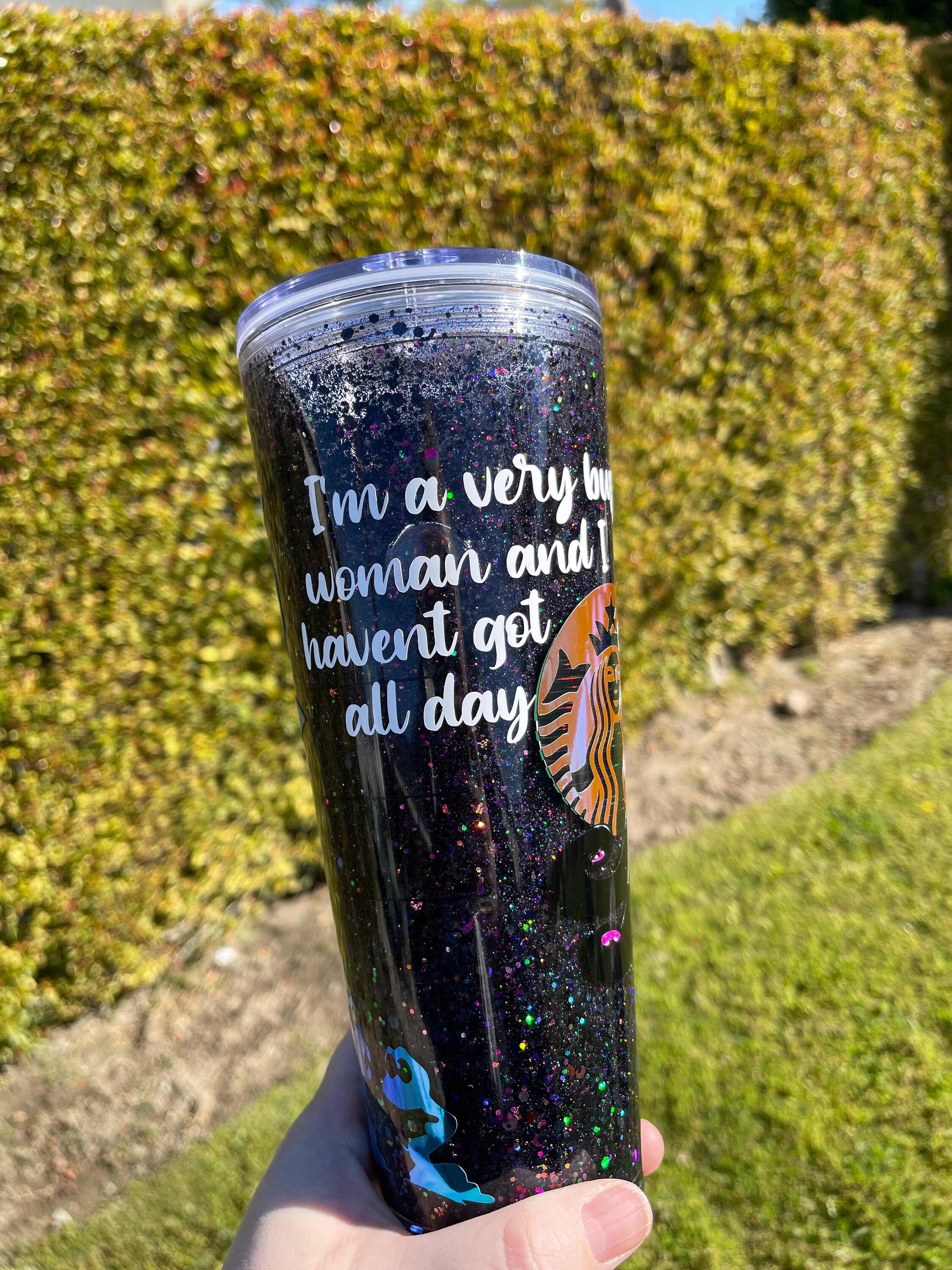 Tumblers & Water Glasses Ursula Im a Very Busy Woman 24 oz SnowGlobe ...