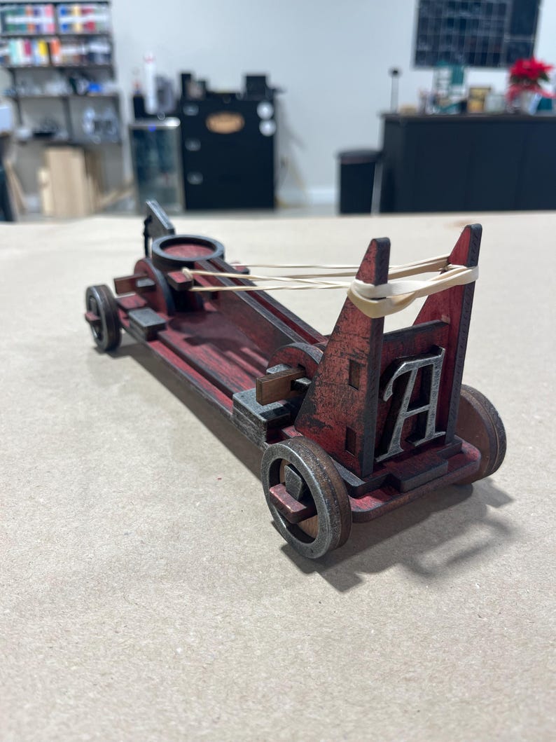 Working Toy Catapult Laser Cut SVG File - Etsy