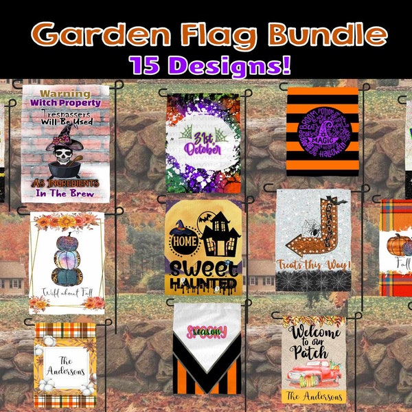 Garden Flag Svg - Etsy Canada
