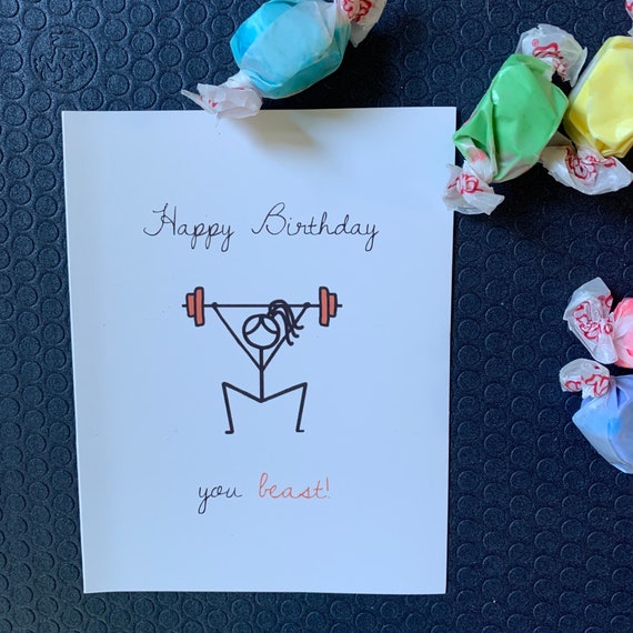 Crossfit Birthday Card