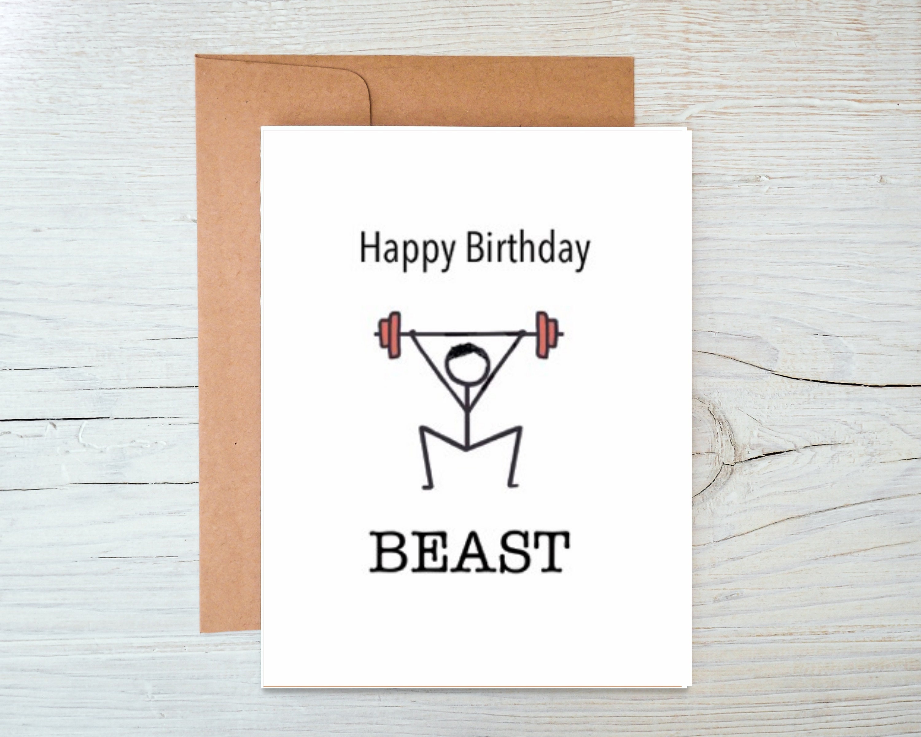 Crossfit Birthday Card