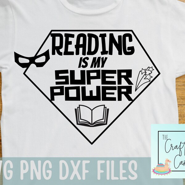 Reading is My Superpower - Etsy