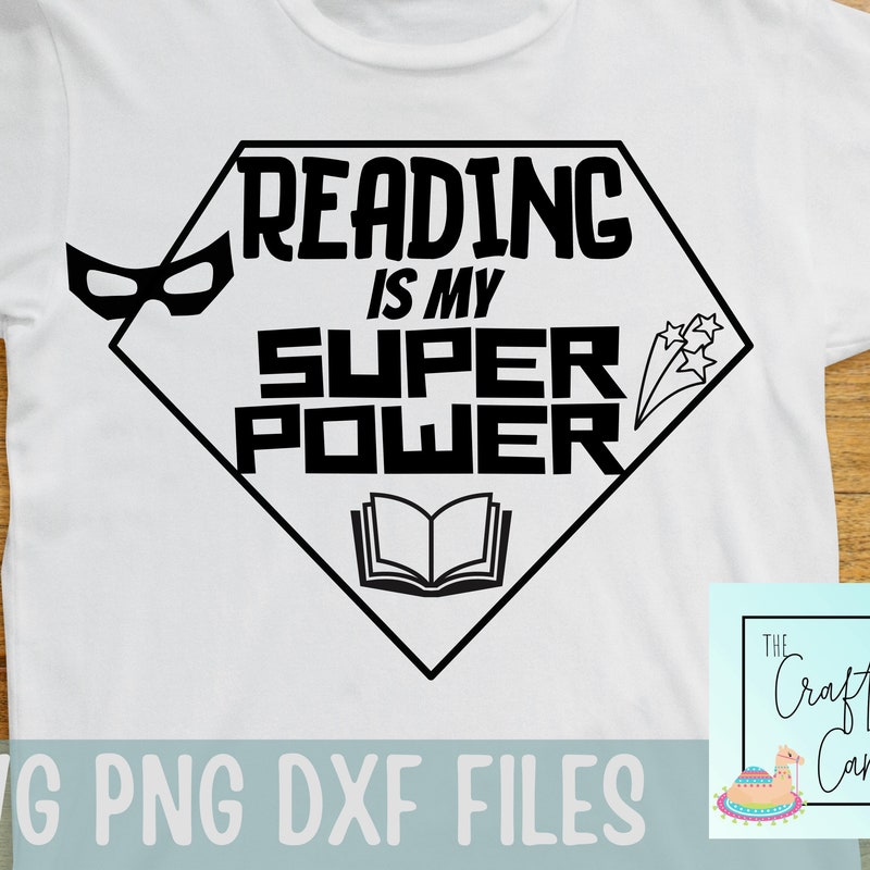 Reading is My Superpower - Etsy