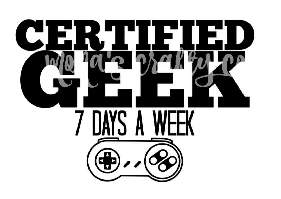 Buy Certified Geek Svg | Cut File | Pdf Jpg Png Svg Online in India - Etsy