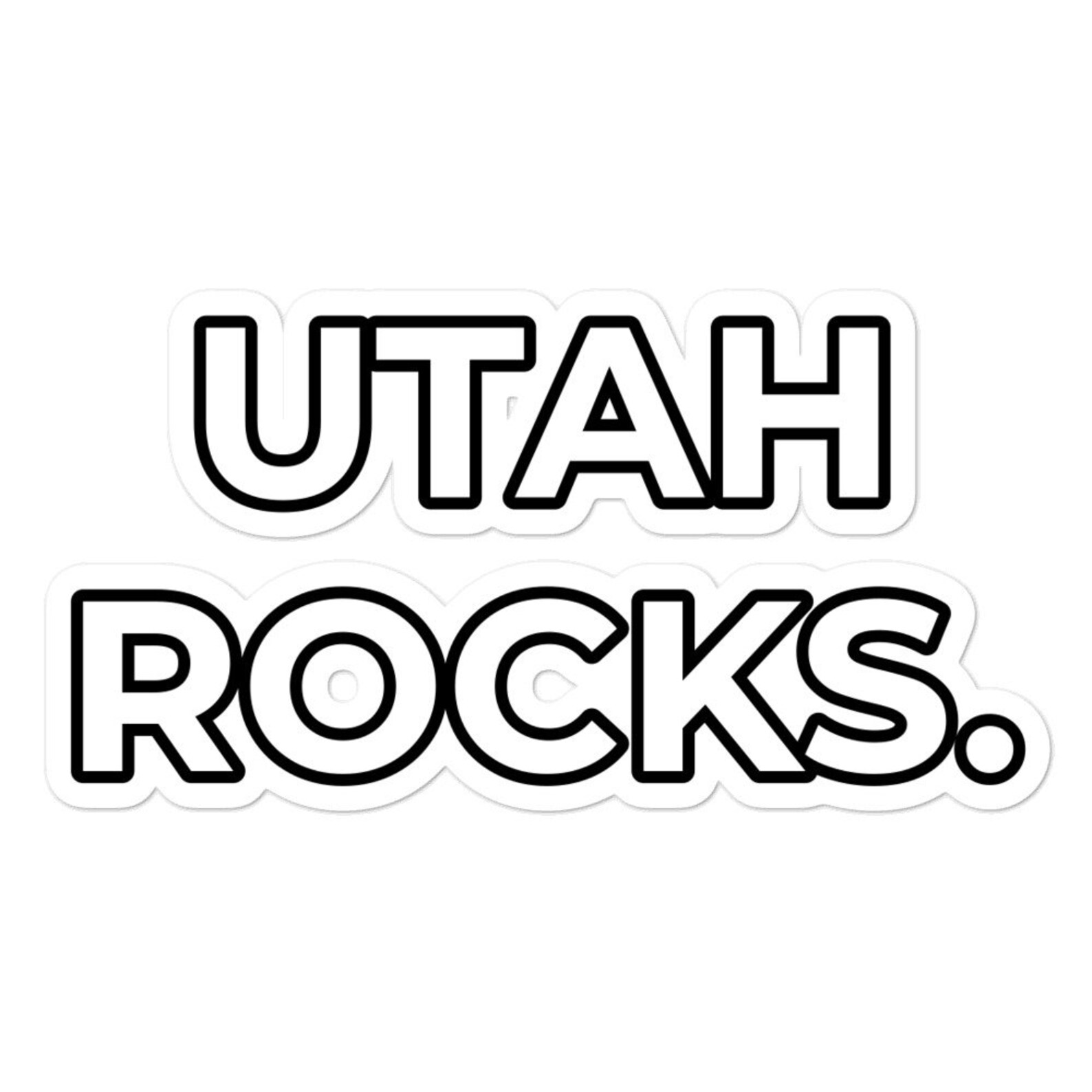 Utah Rocks. Stickers - Etsy
