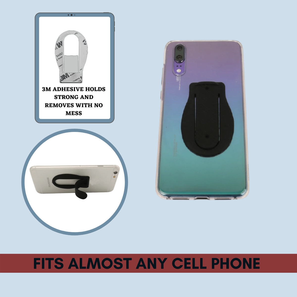 Cell Phone Kick Stand Pop Out, Vent Phone Mount and Phone Holder, 3 in ...