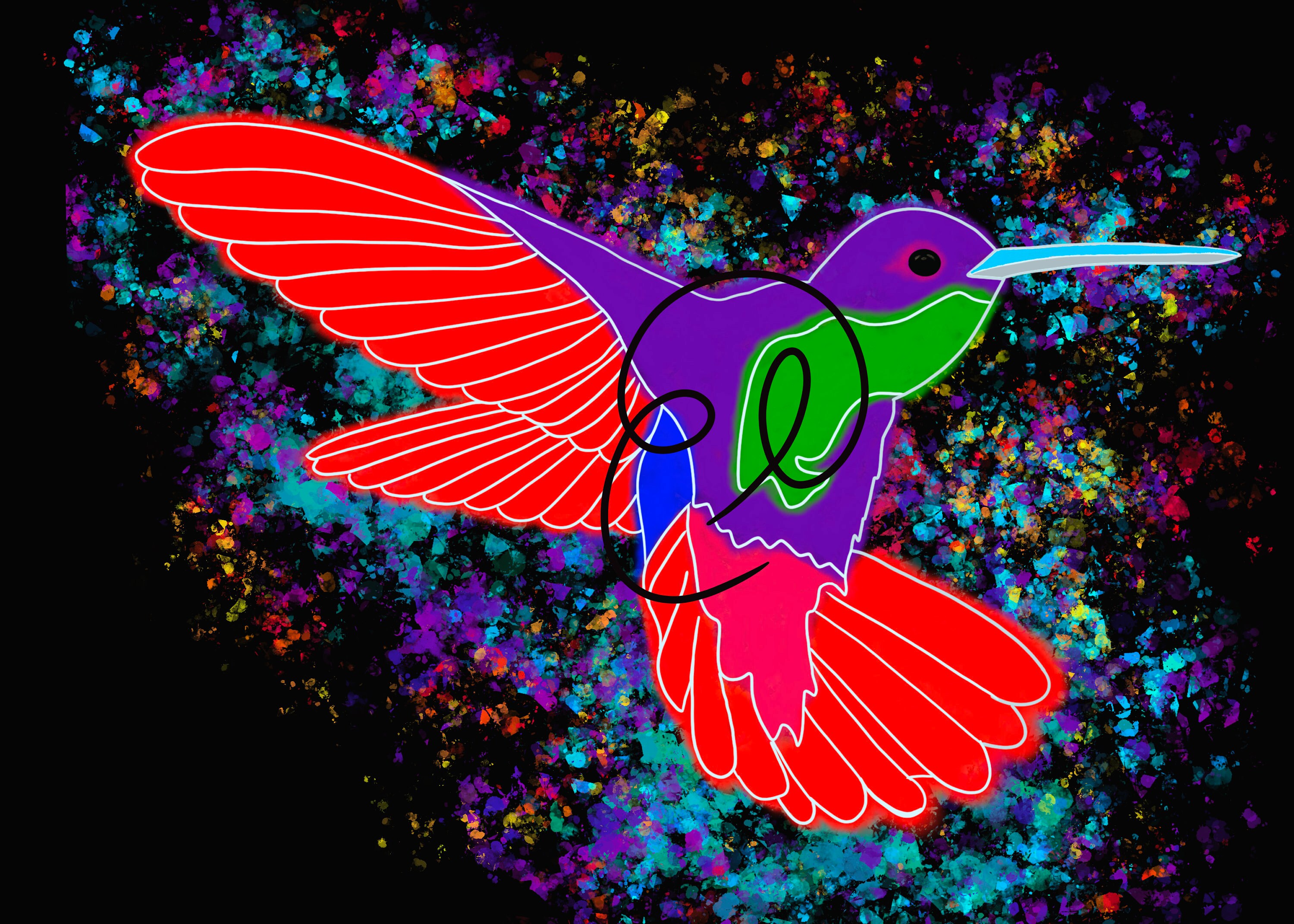 Hummingbird Wall Decor-instant DOWNLOAD - Etsy UK