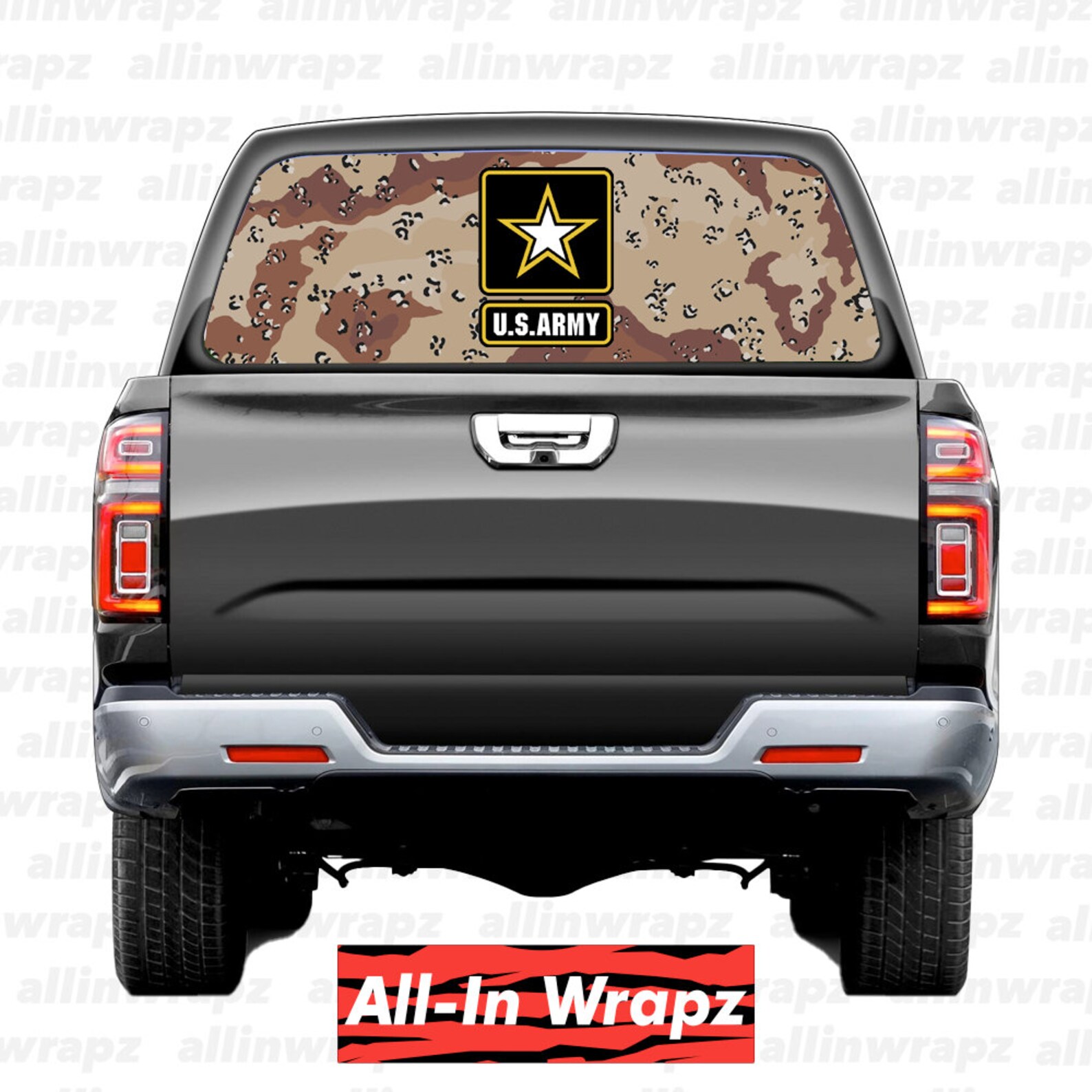 Custom Military Truck Rear Window Decal - ARMY, NAVY, MARINES. - Etsy