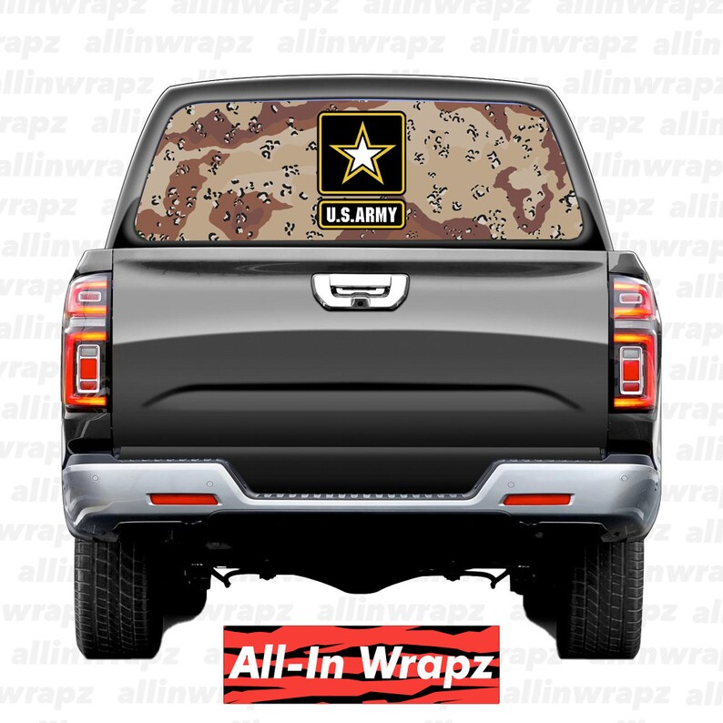 Custom Military Truck Rear Window Decal - ARMY, NAVY, MARINES. - Etsy