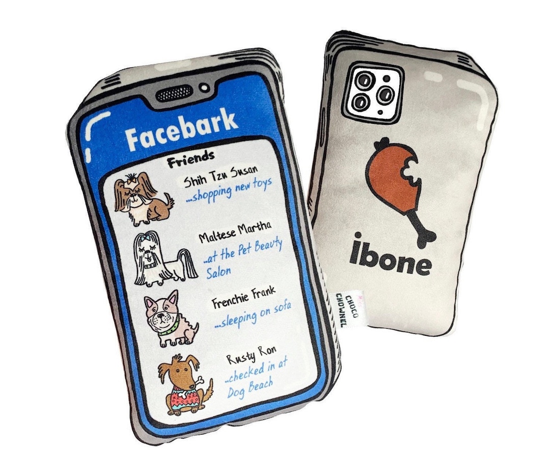 Ibone Dog Toy, Handmade Dog Toy, Double Sided Dog Toy, Squeaky, Parody ...