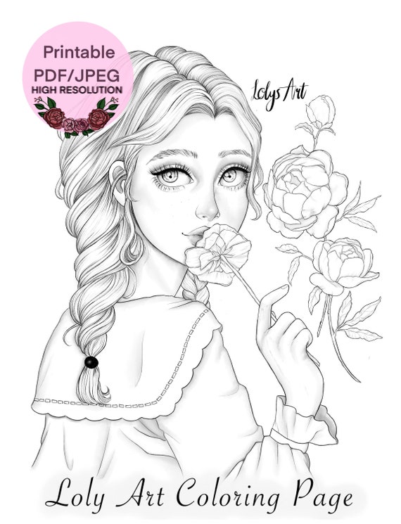 Smell Coloring Sheet