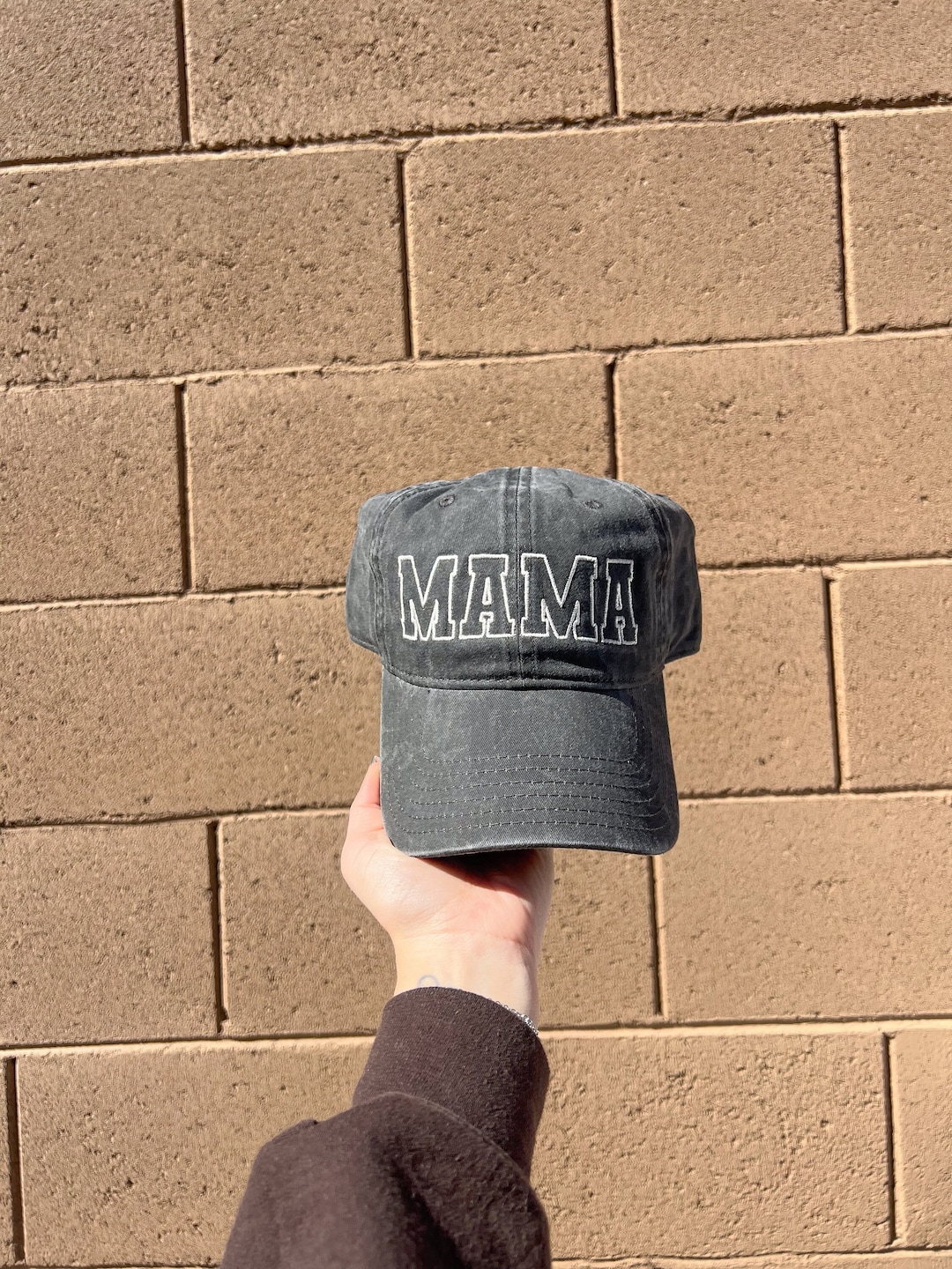 Custom MAMA Cap, Mother's Day Gift, Stone Washed Hat, Personalized Mom ...