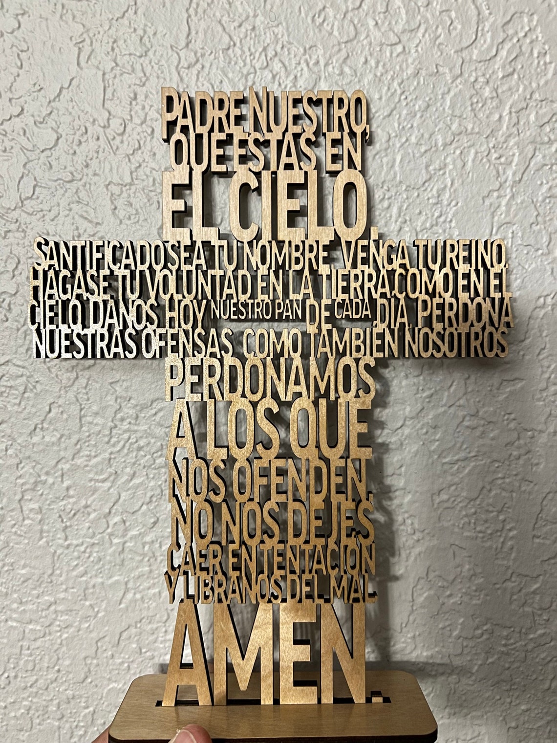 Our Father Prayer Table Sign, Center Piece, Decor - Etsy