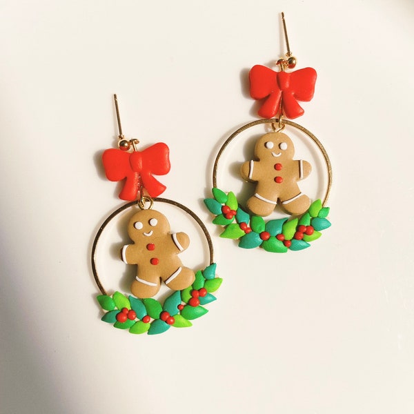 Gingerbread Earrings - Etsy