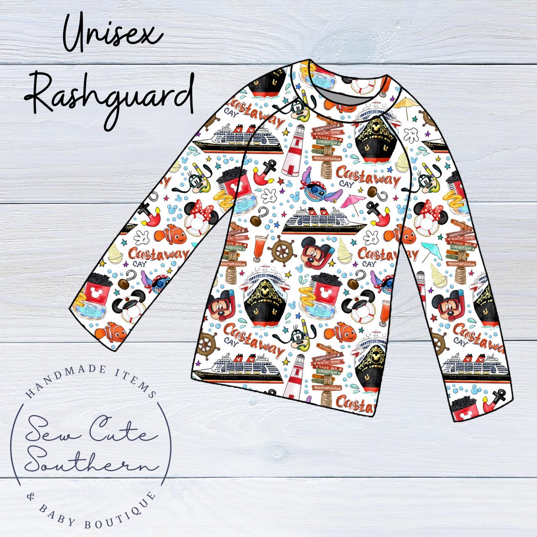 Unisex Rashguard Top - Castaway Mouse - Etsy