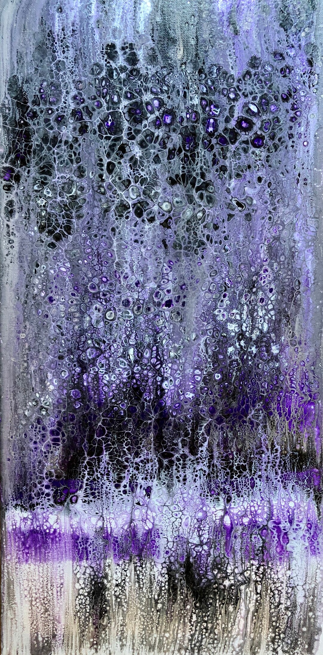 Purple Rain (acrylic Painting) - Etsy