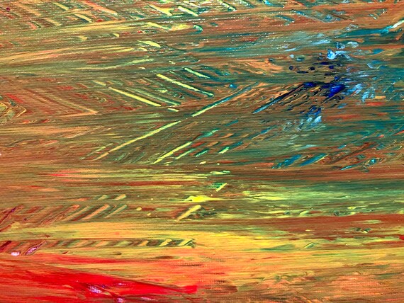 Rasta Acrylic Painting Abstract