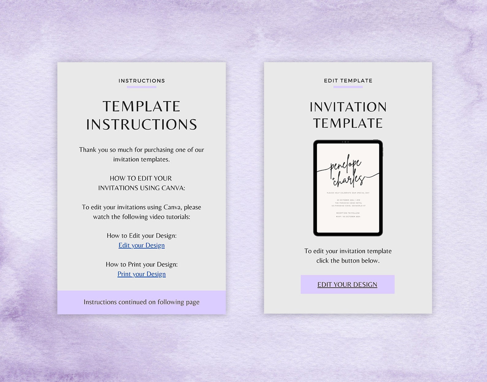 Editable Wedding Invitation, Wedding Invitation, Editable Invitation ...
