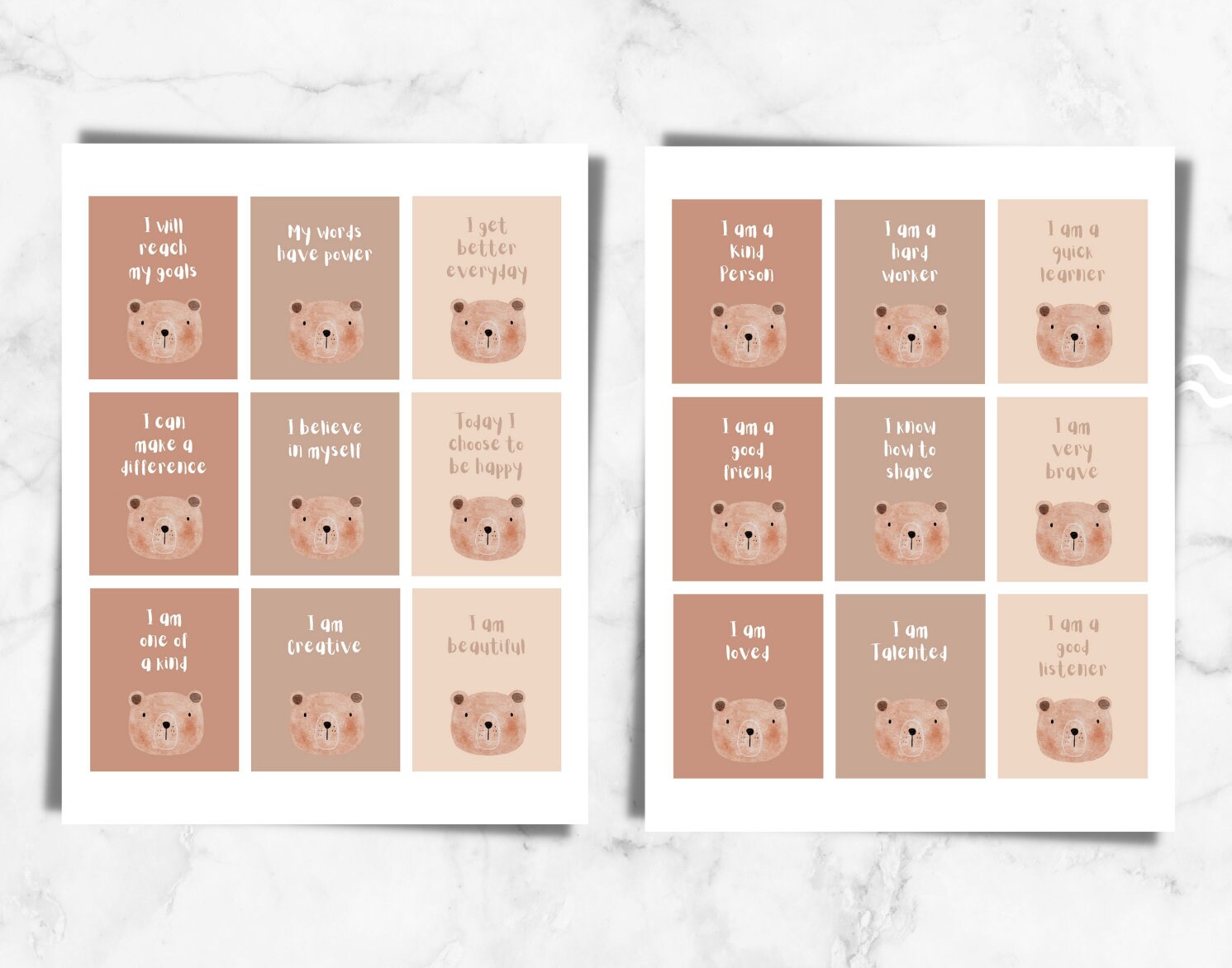 36 Childrens Affirmation Cards Affirmation Cards Affirmation - Etsy