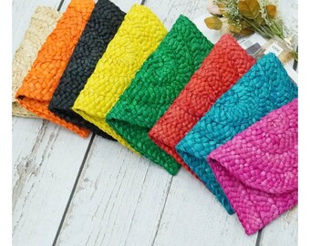 Colorful Straw Bag | Etsy