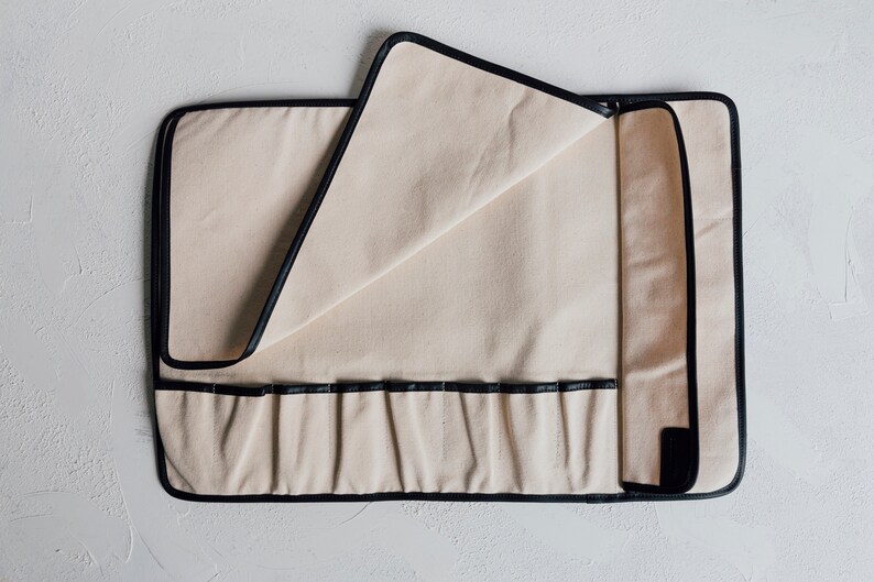 Chef Knife Roll, Leather Travel Knife Bag of 2/5/8 Pocket, Knife Case ...