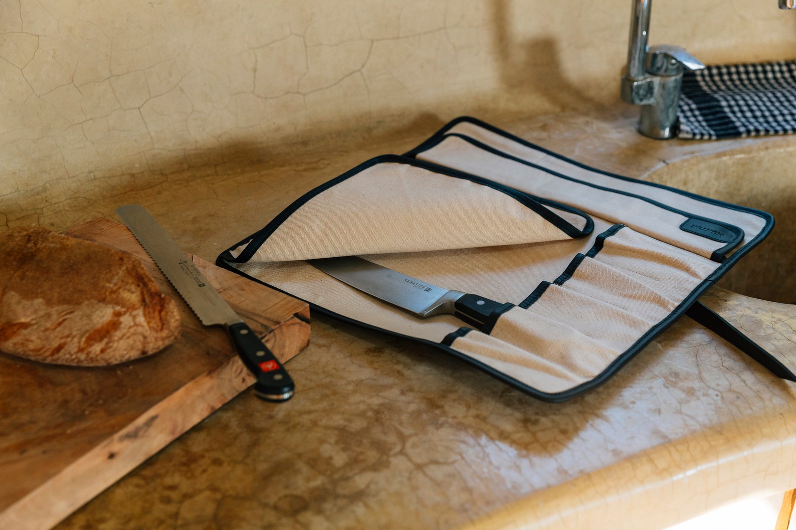 Canvas Knife Roll Set, Chef Knife Roll Case, Knife Storage, Chef Bag ...