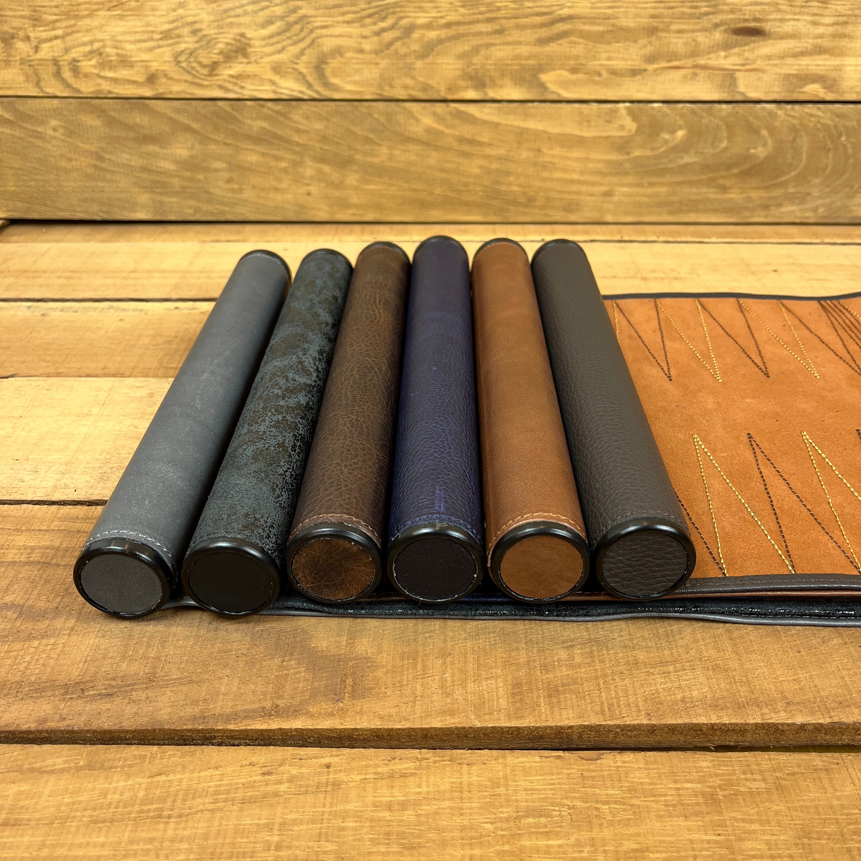 Custom Leather Backgammon Set Rolling Portable Game Leather - Etsy
