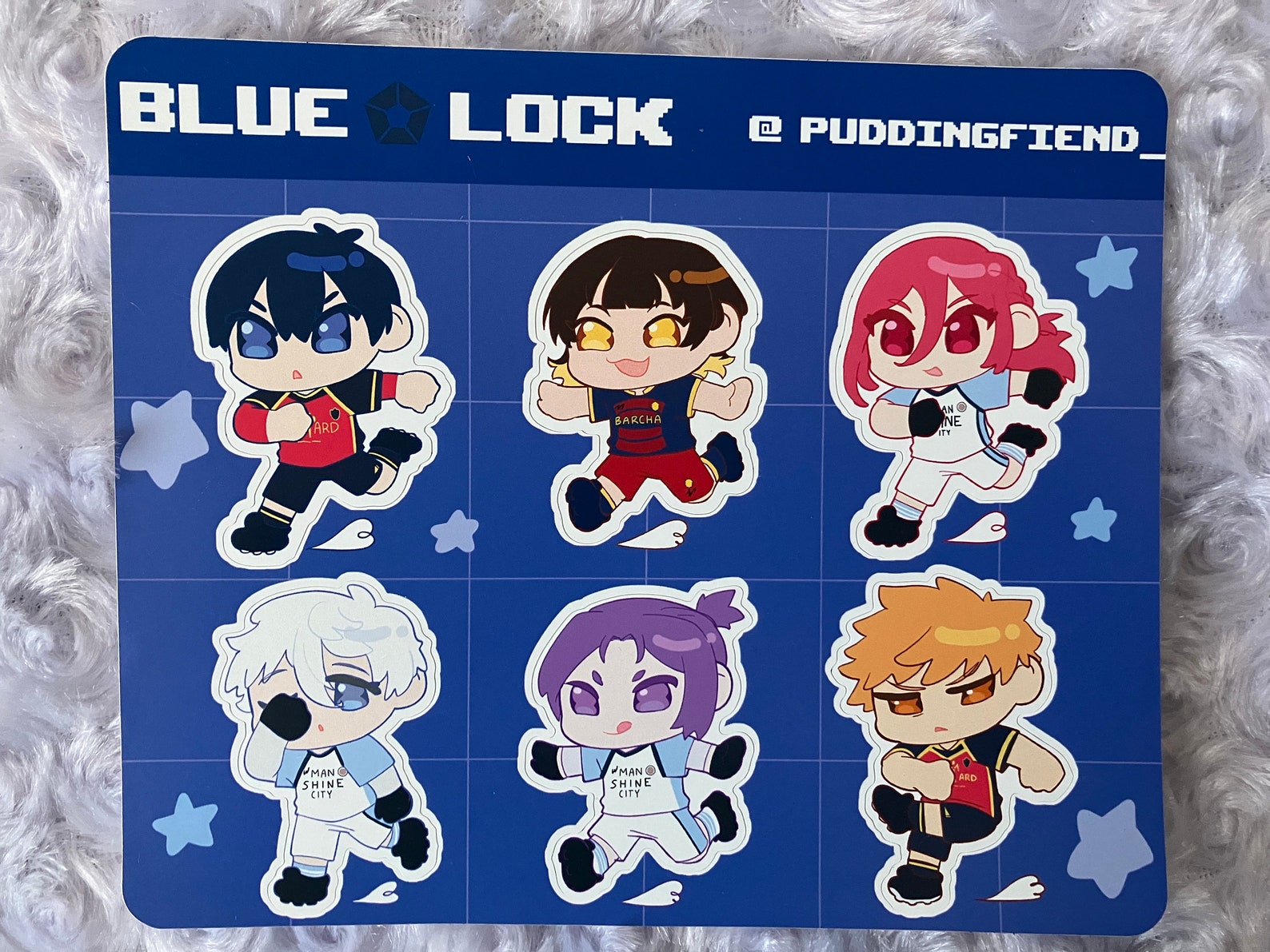 Soccer Striker Anime Sticker Sheet - Etsy