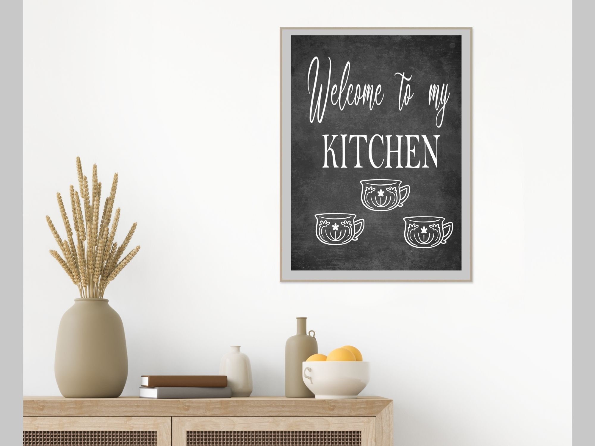 Welcome to My Kitchen Wall Art, Cooking Art Print,printable Kitchen ...