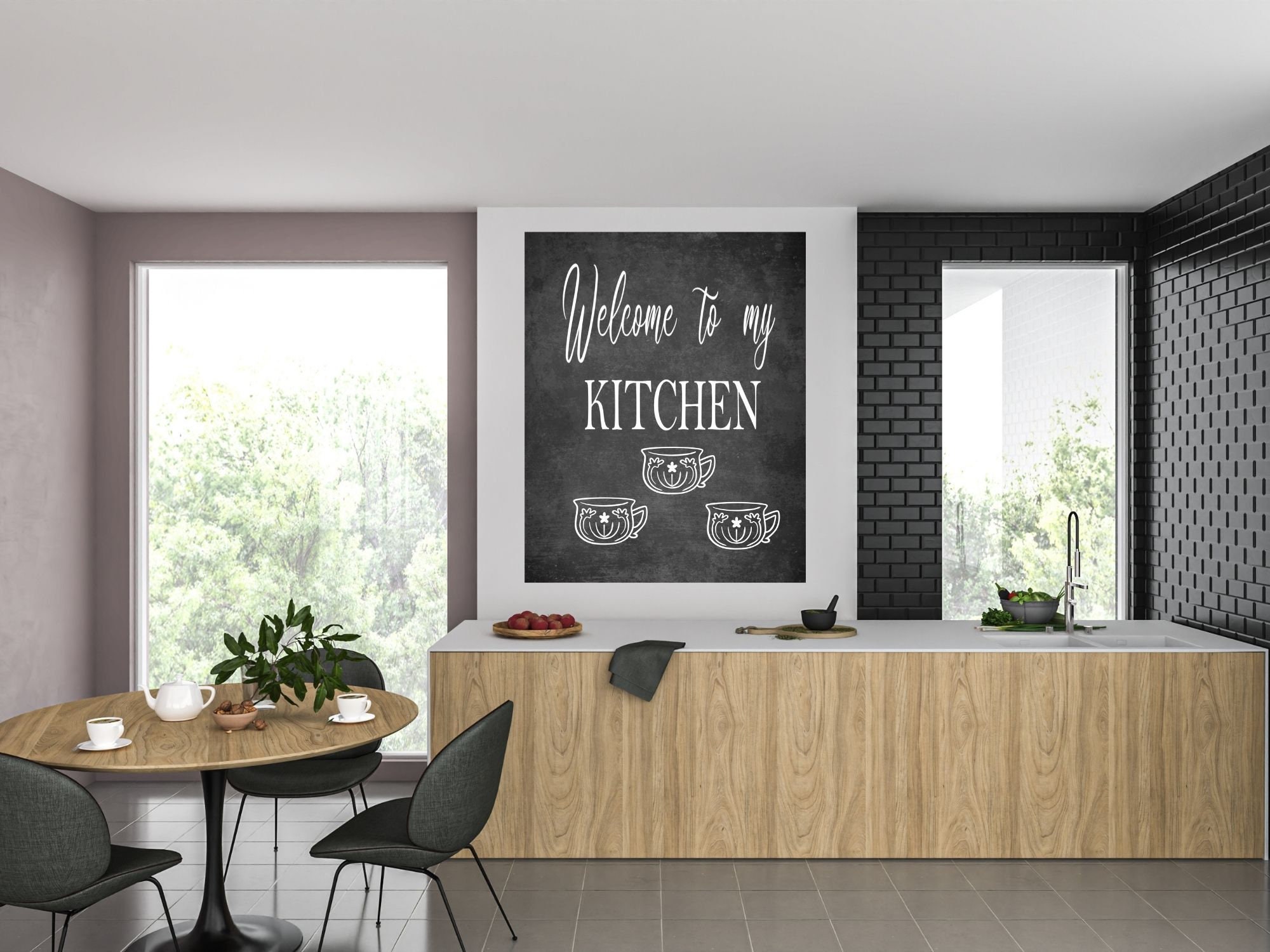 Welcome to My Kitchen Wall Art, Cooking Art Print,printable Kitchen ...