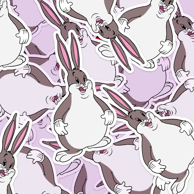 Big Chungus Meme Sticker | Etsy