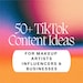 50+ Social Media Beauty Content Ideas // Makeup Artist Social, Social ...